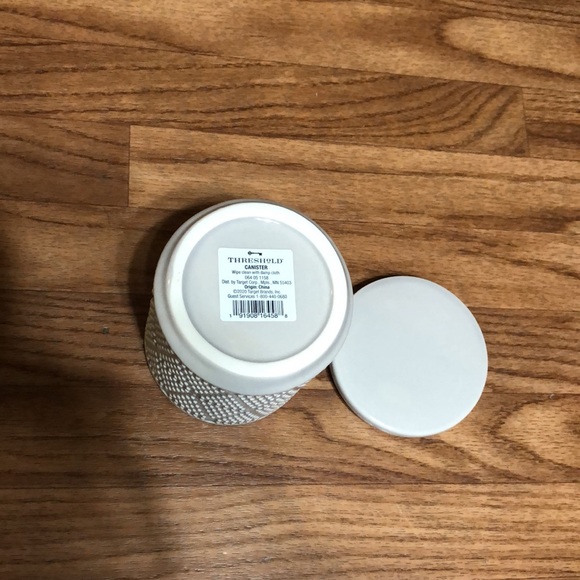 Threshold | Bath | Canby Threshold Ceramic Canister Gray With Lid Size ...